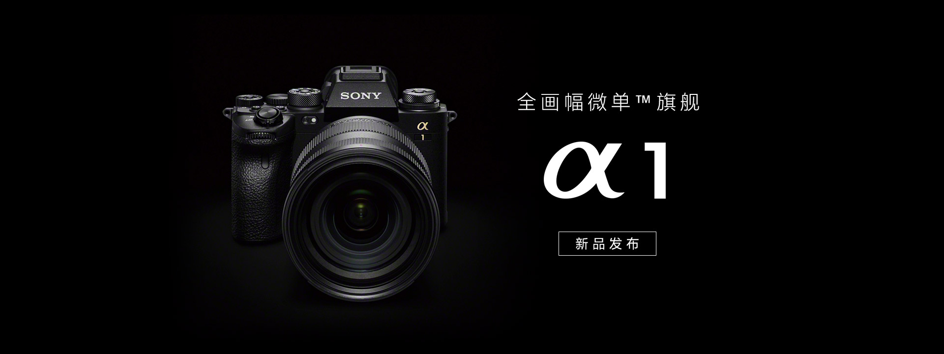索尼 SONY Alpha 1 全画幅微单™旗舰 (ILCE-1/A1/α1) 5010万 8K30P 4K120P 微单相机